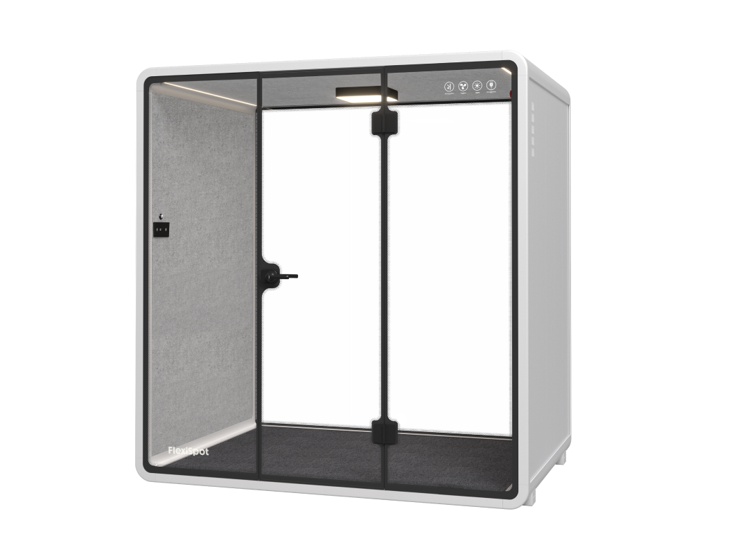 WorkCube Series - Large (P4F) | Spacious Pods for 4 People | FlexiSpot