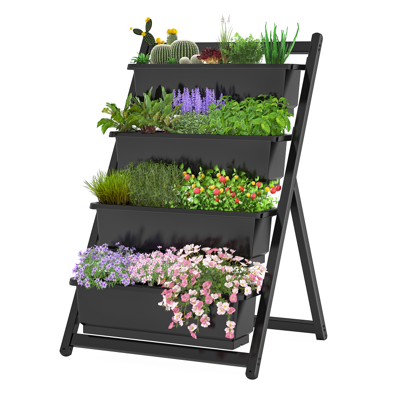 FSF101 4-Tier Vertical Raised Garden Bed |Flexispot US | Flexispot