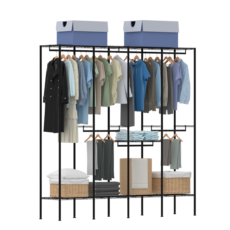 CR4B 5-Tier Adjustable Heavy Duty Clothes Rack |Flexispot US | Flexispot