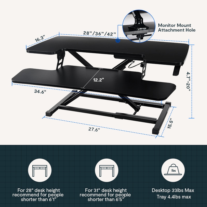 Bộ chuyển đổi bàn đứng Ergonomic Flexispot M7M - CÔNG THÁI HỌC