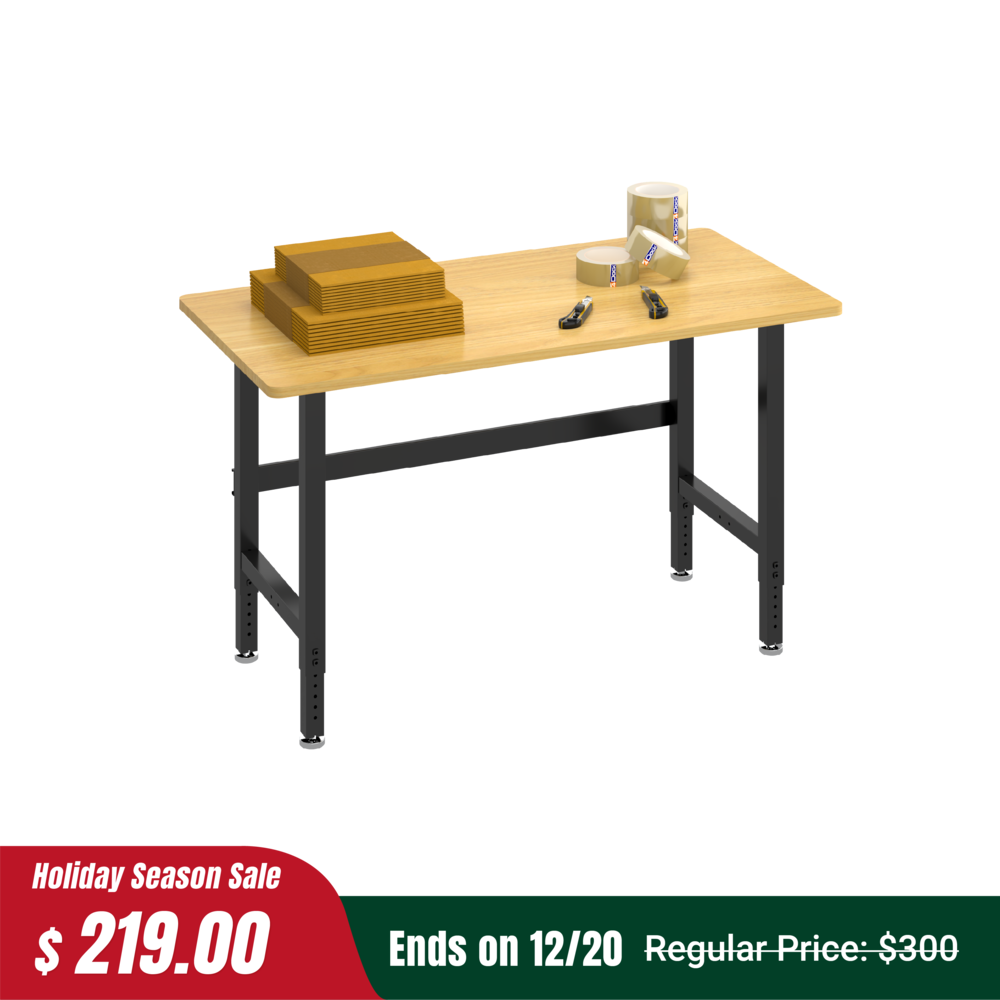 WB3R Packing Station Set | Packing Table with Roll Holder, Storage ...