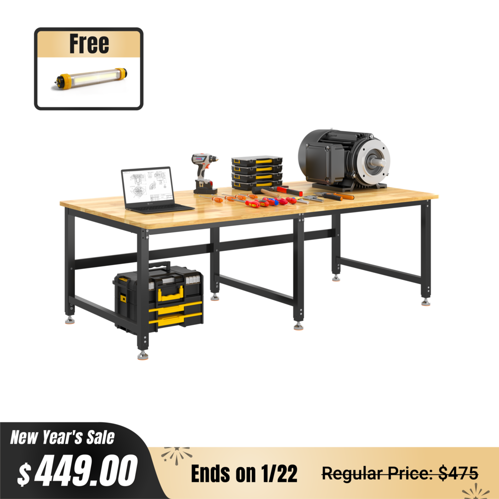 90x48 Heavy-Duty Workbench – Large Packing Table | 4Dock