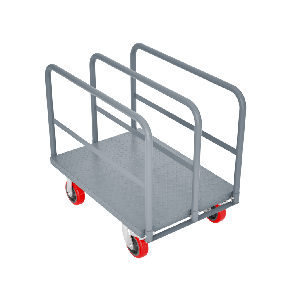 Vertical Panel Truck with Adjustable Rails | 4Dock