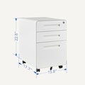 3 Drawer Mobile File Cabinet Under Desk 025 | Flexispot