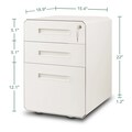 3 Drawer Mobile File Cabinet with Lock 006 | Flexispot
