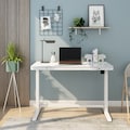 Comhar All-in-One Standing Desk (Tempered Glass/Wooden Tabletop) EG8 ...