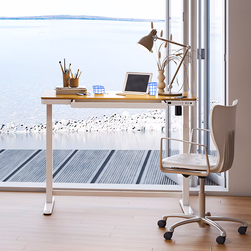 Comhar All-in-One Standing Desk (Wooden Tabletop) EW8 | FlexiSpot