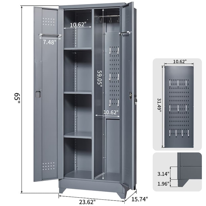 Cabinet for cleaning tools store