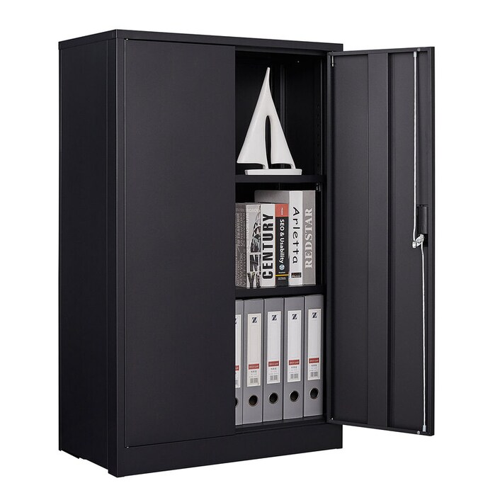 Black metal locker cabinet store