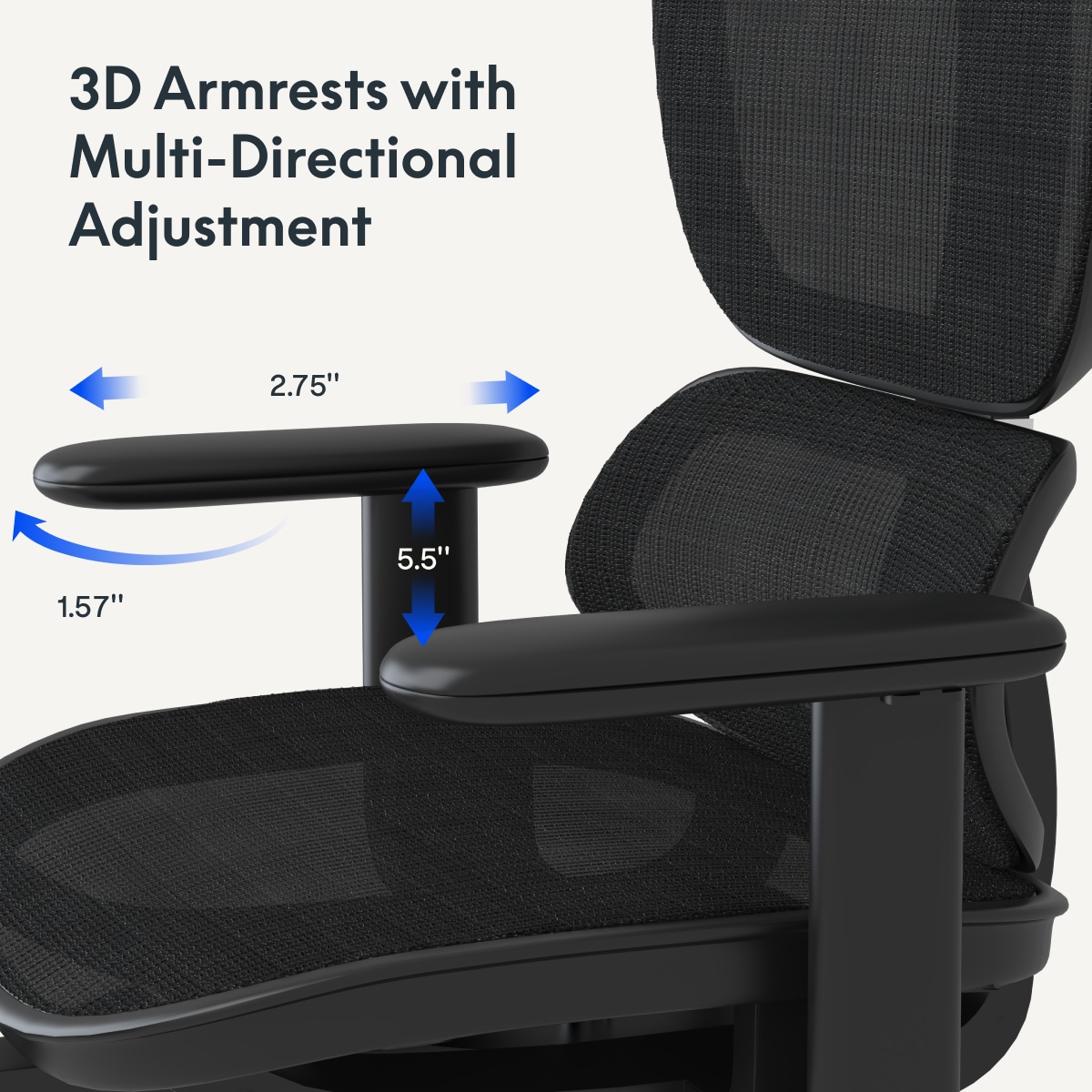 QuadFlex Ergonomic Chair丨Stable, Comfortable Office Seating | Flexispot