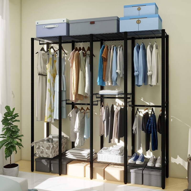 CR4B 5-Tier Adjustable Heavy Duty Clothes Rack |Flexispot US | Flexispot