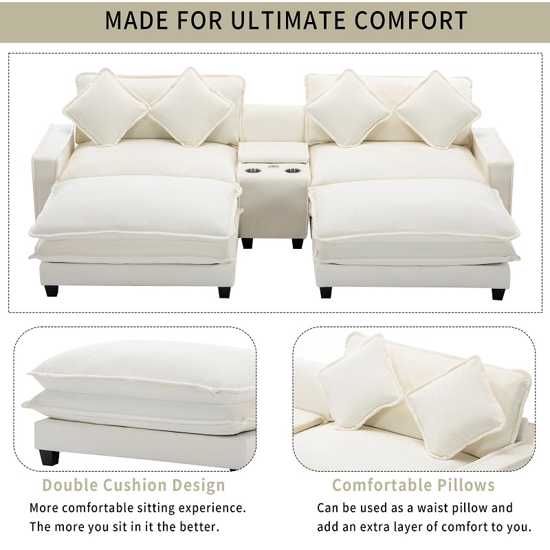 SF4 112.6" Sectional Sofa|Flexispot US | Flexispot