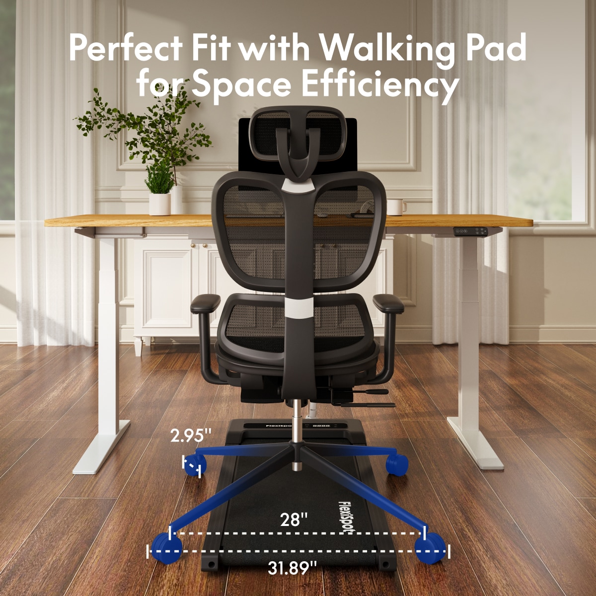QuadFlex Ergonomic Chair丨Stable, Comfortable Office Seating | Flexispot