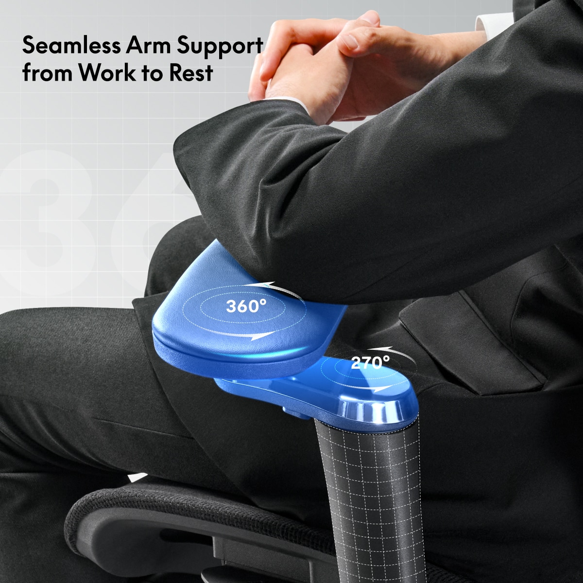 FlexiSpot Ergonomic Office Chair with Footrest|Chair For Back Pain|Best ...