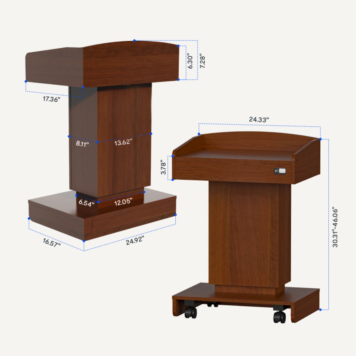 speech podium stand