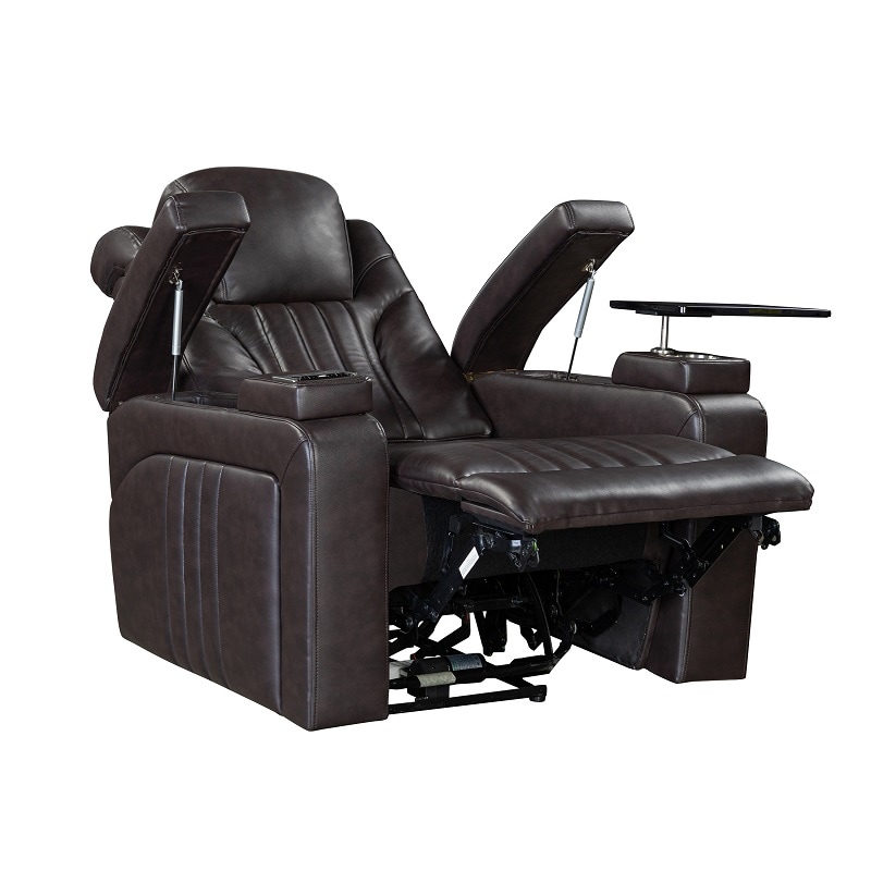XDT81 Power Home Theater Recliner with Headrest and Wireless Charging ...