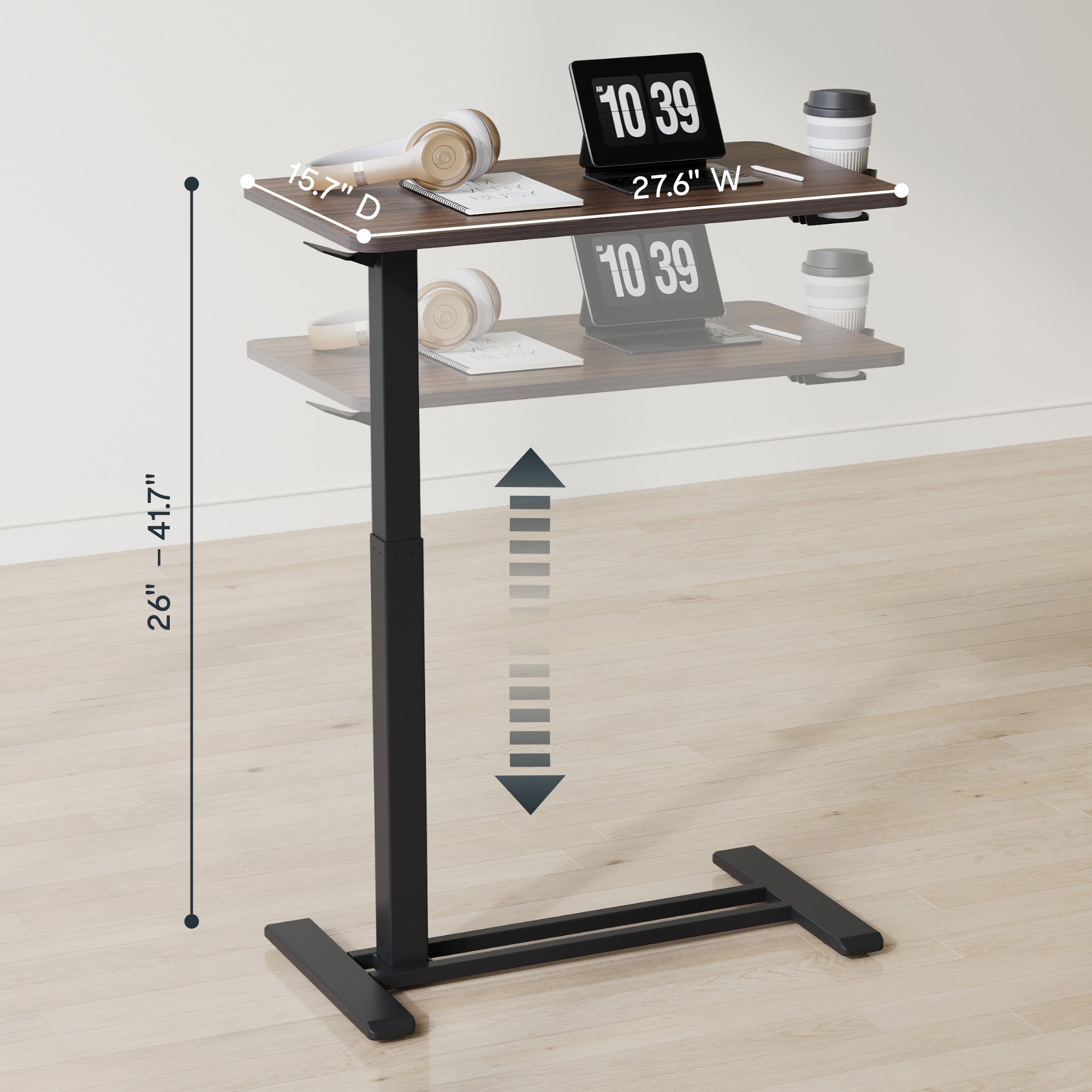 H7 Height Adjustable Recliner Side Table | FlexiSpot