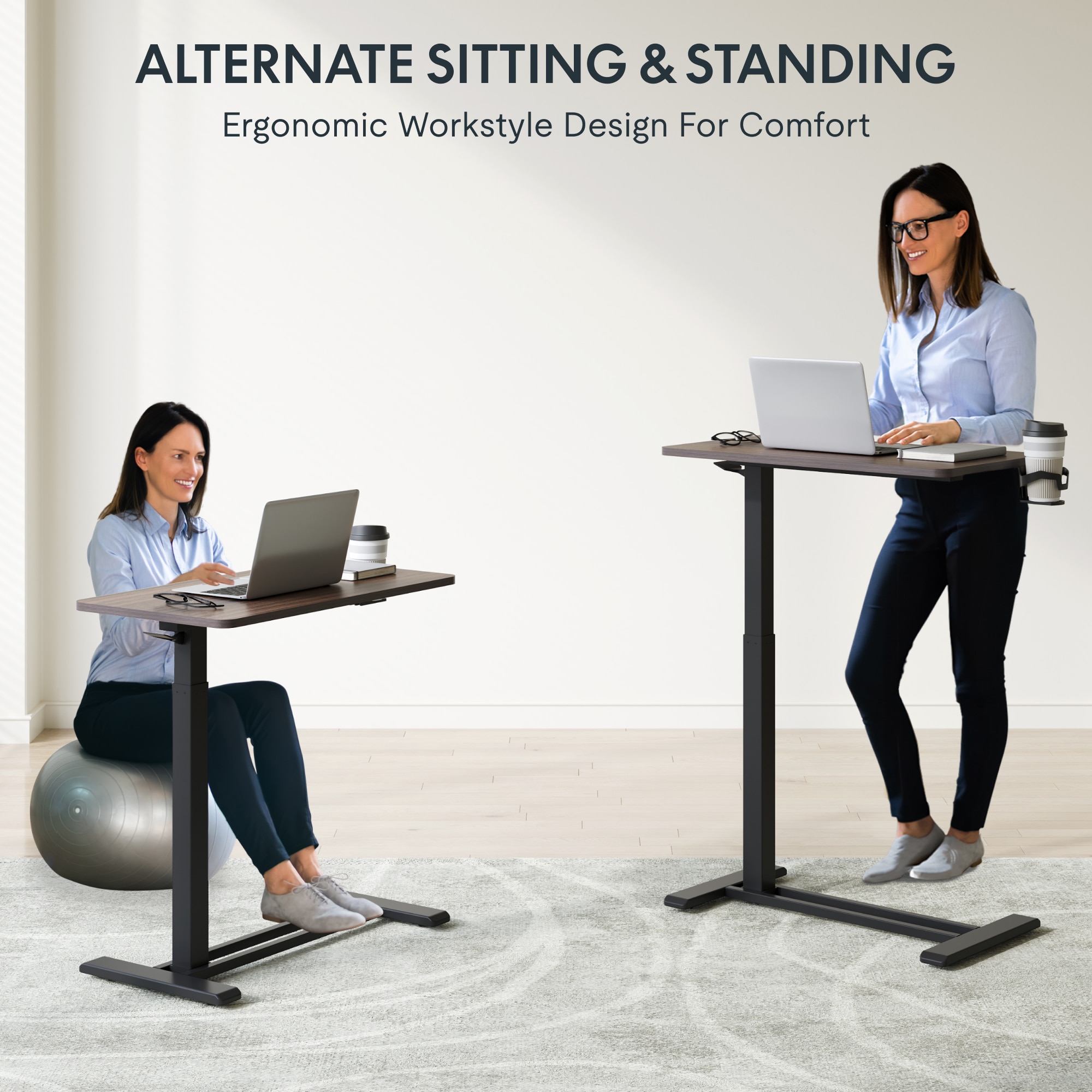 H7 Height Adjustable Recliner Side Table | FlexiSpot