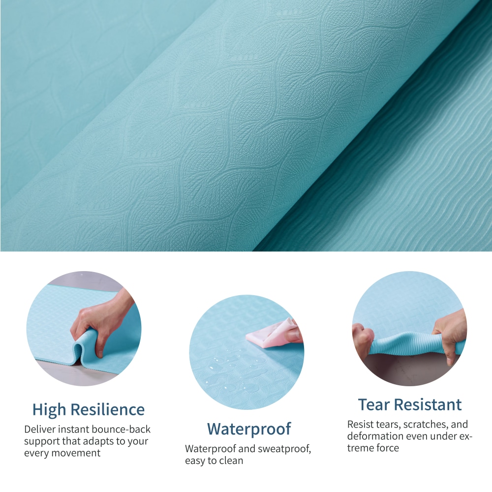 Essential TPE Yoga Mat – Non-Slip, Eco-Friendly, Perfect for Daily Practice | Flexispot