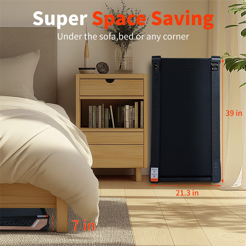 7% Fixed Incline Walking Treadmill | FlexiSpot