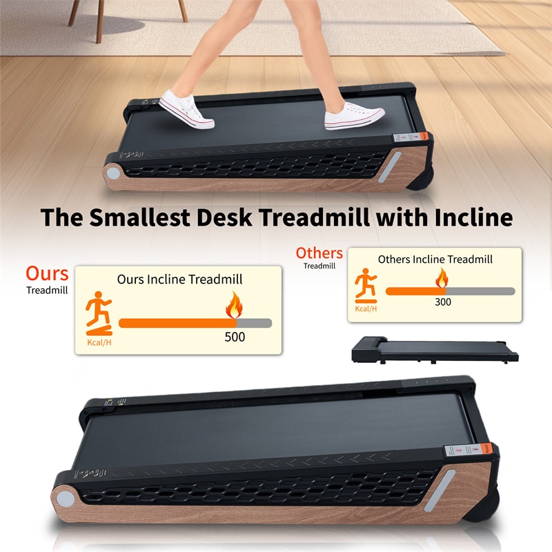 7% Fixed Incline Walking Treadmill | FlexiSpot