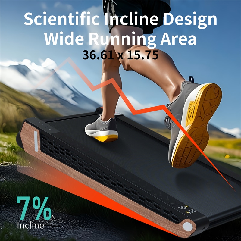 7% Fixed Incline Walking Treadmill | FlexiSpot