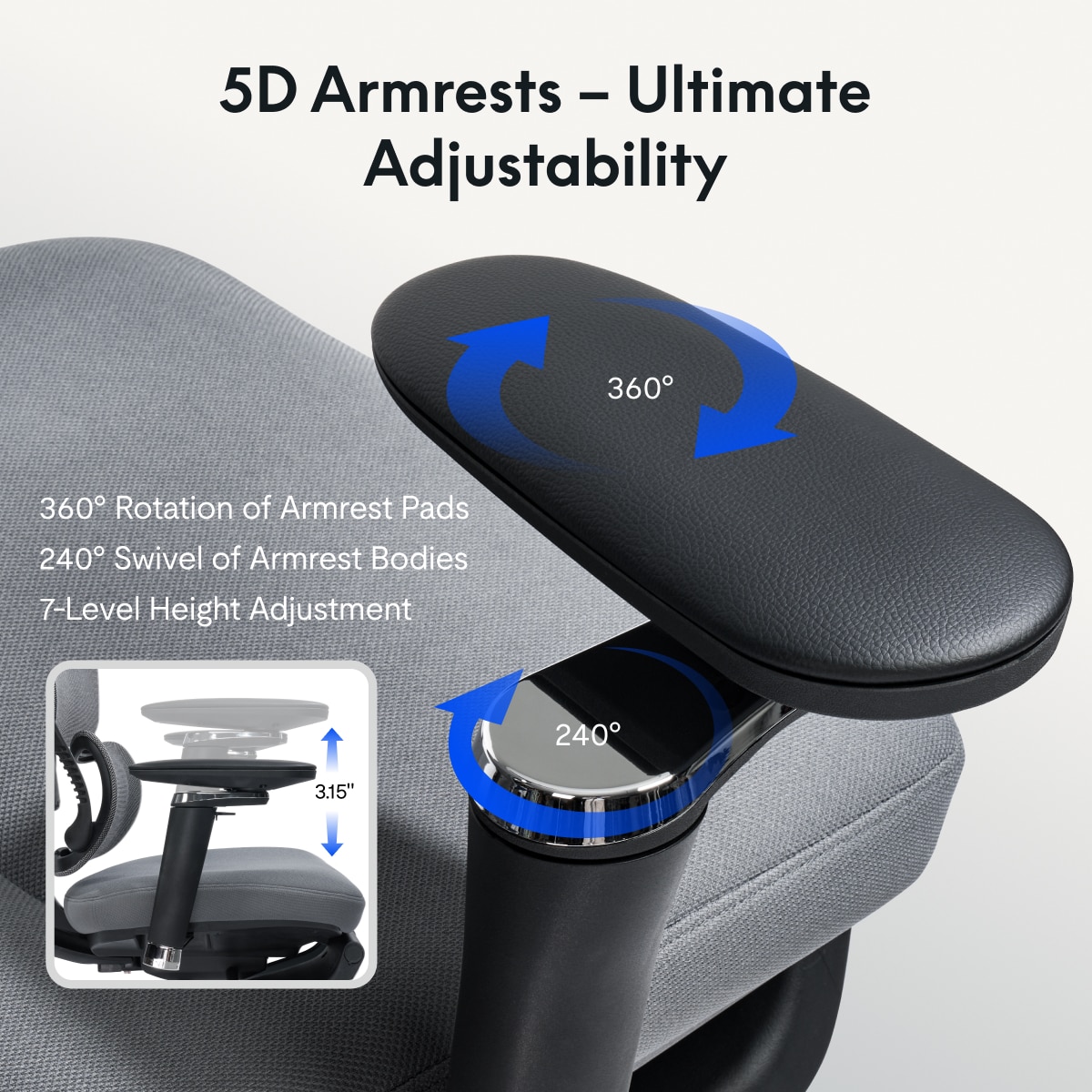 Professional Ergonomic Office Chair | Comfortable Chair C7M | Flexispot