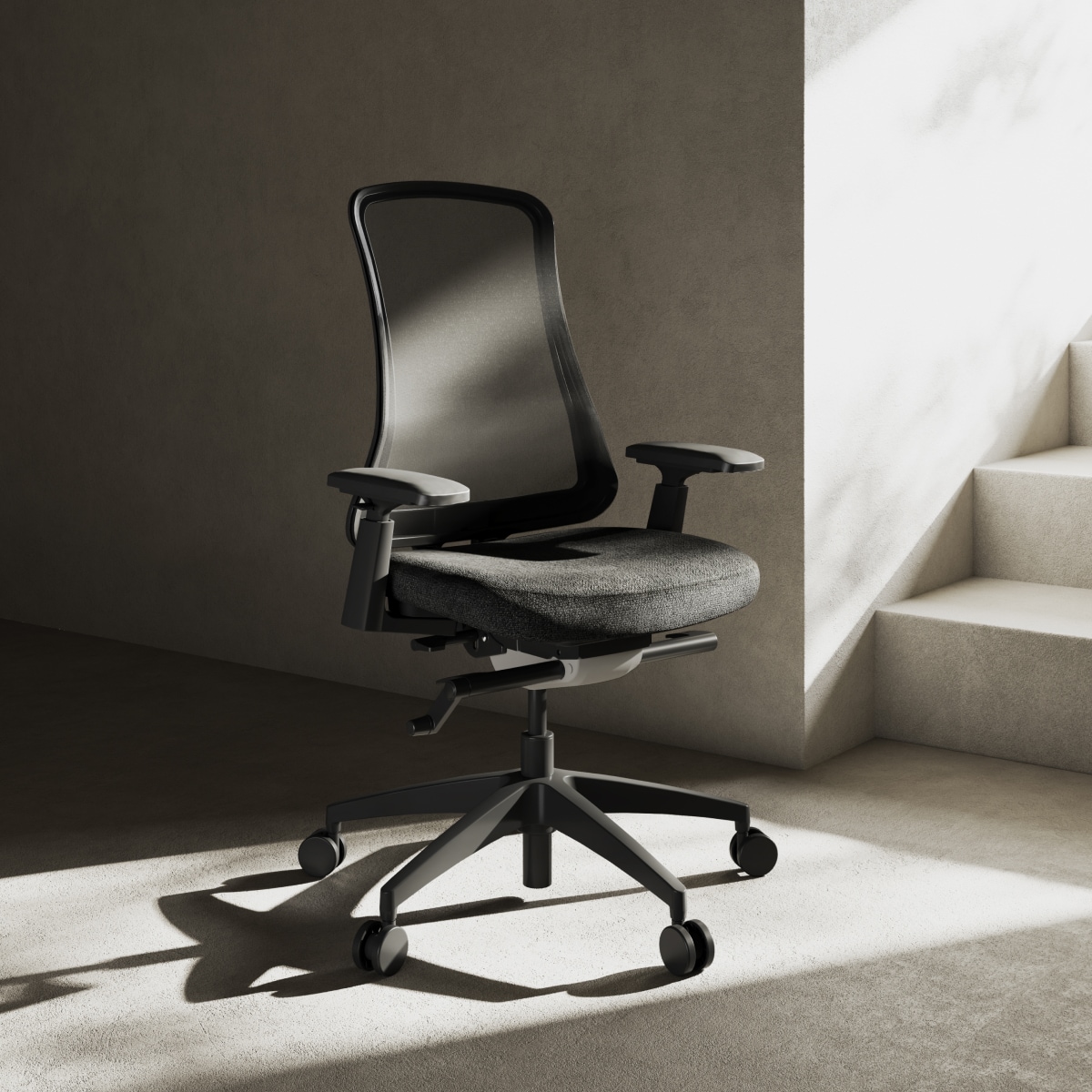 Flexispot Premium Stylish Ergonomic Home Office Chair (Sheer)丨White ...