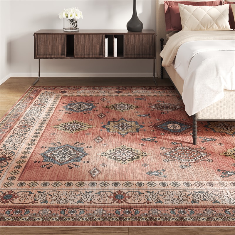 FlexiSpot Washable Area Rugs 8x10 - Machine Washable, Easy Assembly and ...