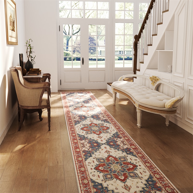 FlexiSpot 2.5x10 Washable Rug Runner – Machine Washable, atented Two ...