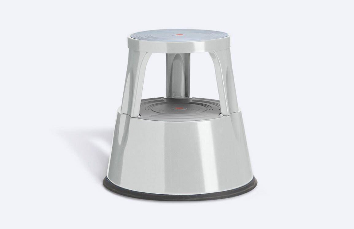 Metal Rolling Step Stool | 4Dock