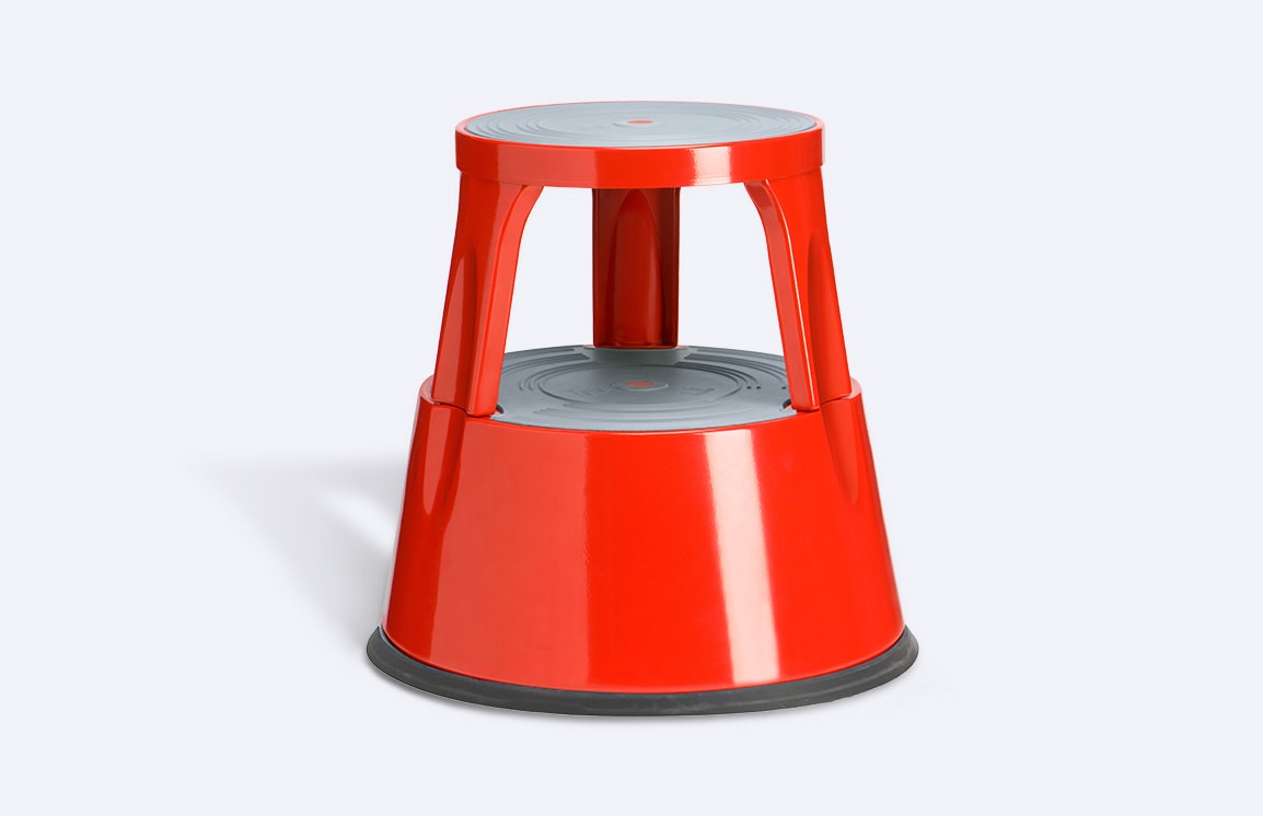 Metal Rolling Step Stool | 4Dock