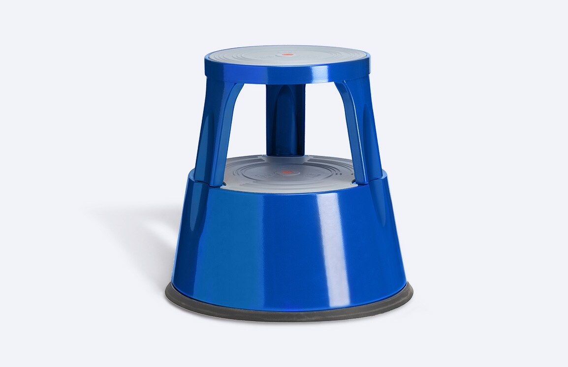 Metal Rolling Step Stool | 4Dock