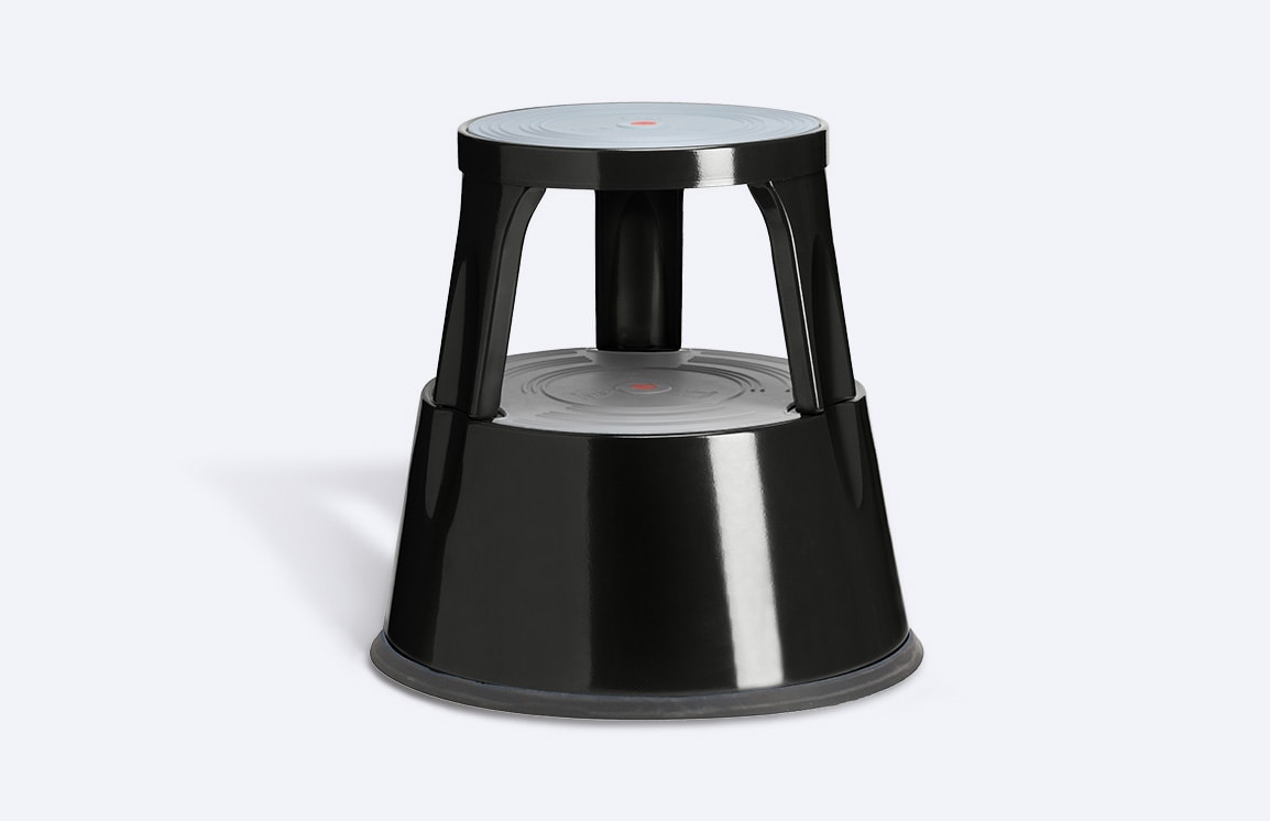 Metal Rolling Step Stool | 4Dock