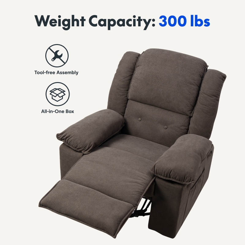 XRC2 Manual Swivel Rocker Recliner - Modern Recliners | FlexiSpot US