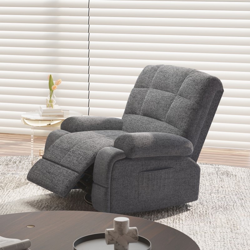 XRC5 Oversized Manual Swivel Rocker Recliner - Modern Recliners ...