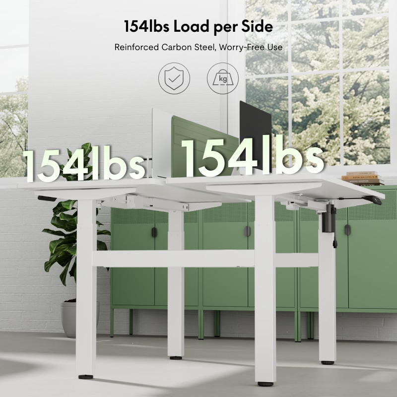 2-Person Standing Desk eh1 Frame only | Flexispot