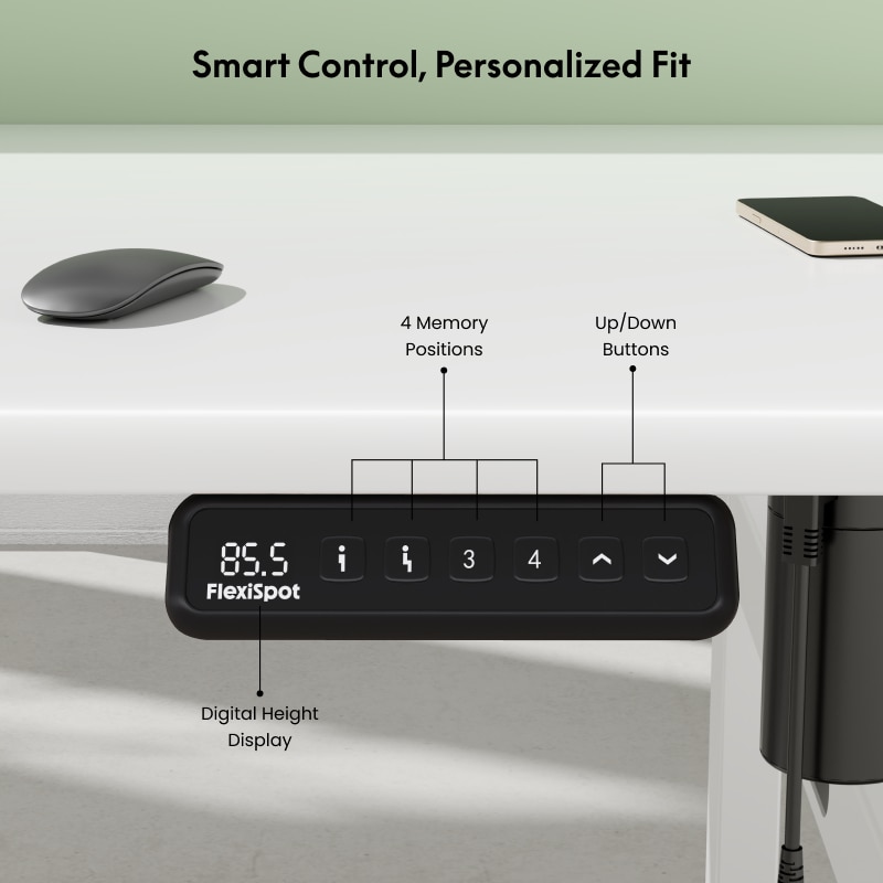 2-Person Standing Desk eh1 Frame only | Flexispot