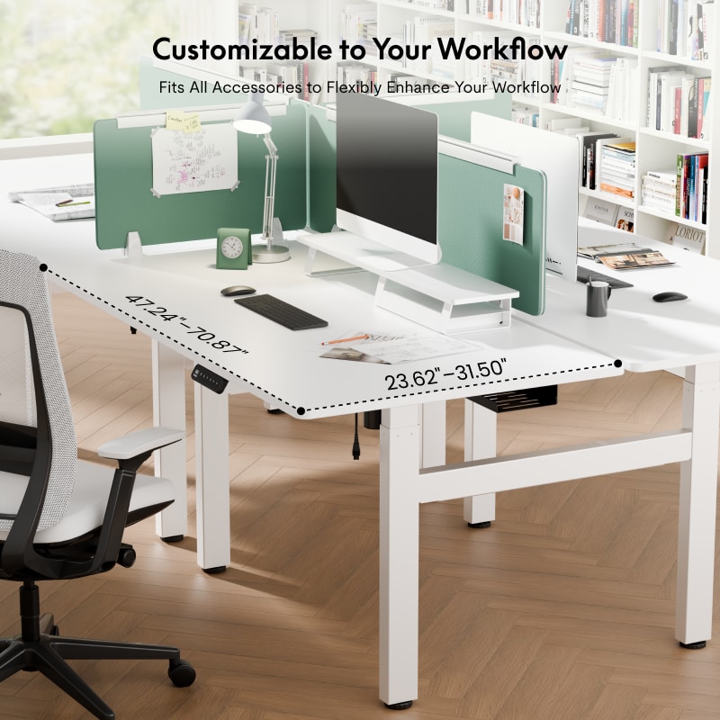 2-Person Standing Desk eh1 Frame only | Flexispot