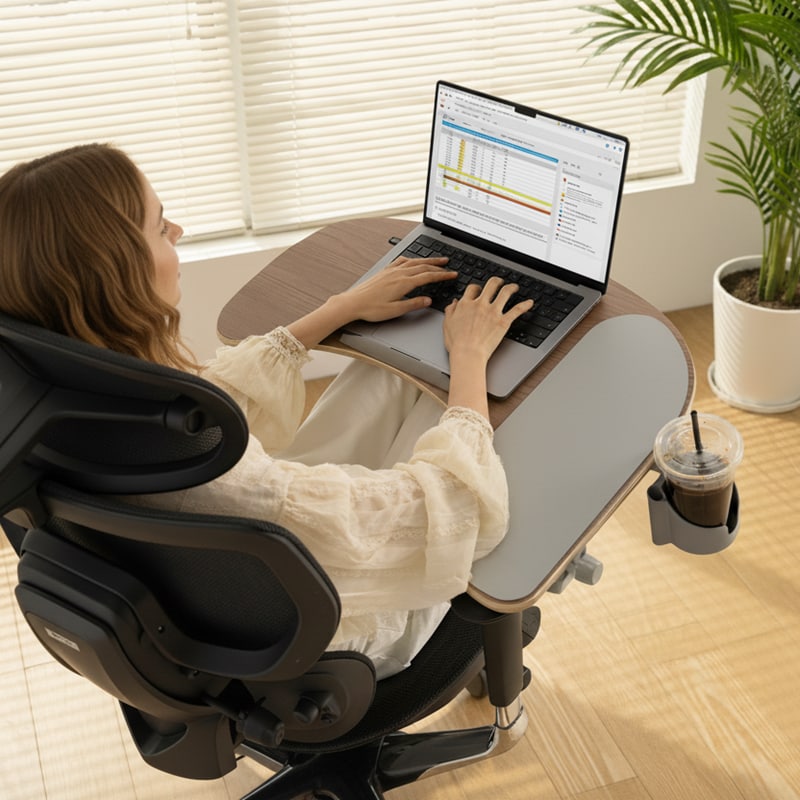 Multi-Functional Chair Laptop Desk丨FlexiSpot