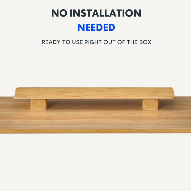 Bamboo Monitor Stand MS02L | Flexispot