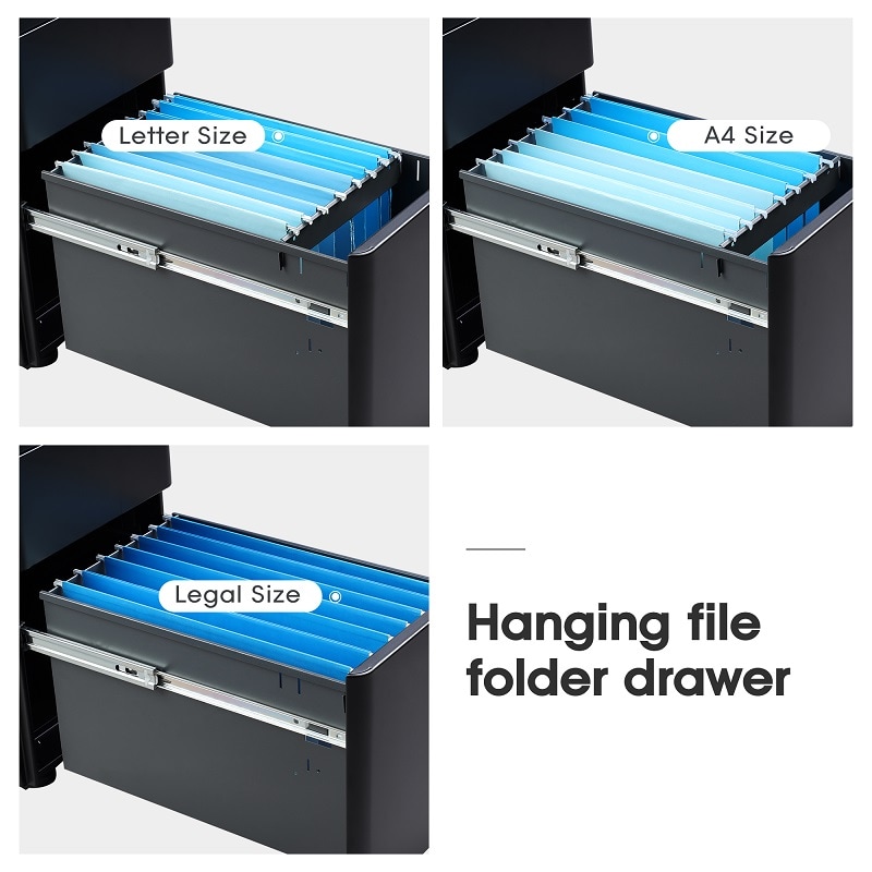 3-Drawer Slim File Cabinet 021 | Flexispot