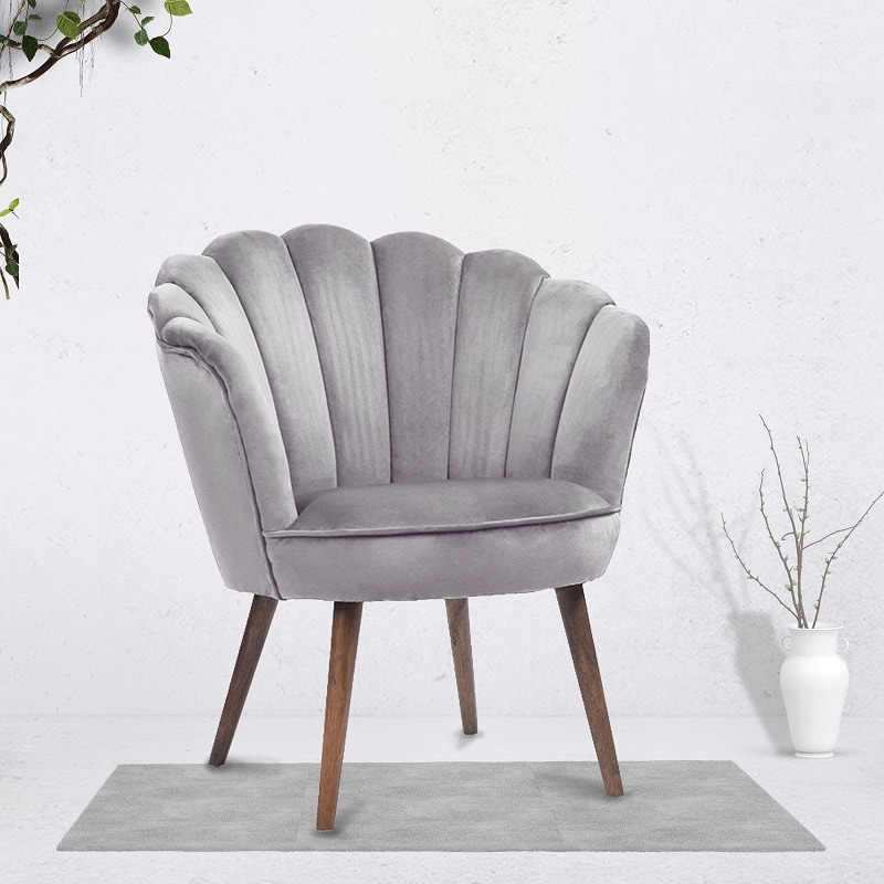 Scalloped accent chair 1049 | Flexispot
