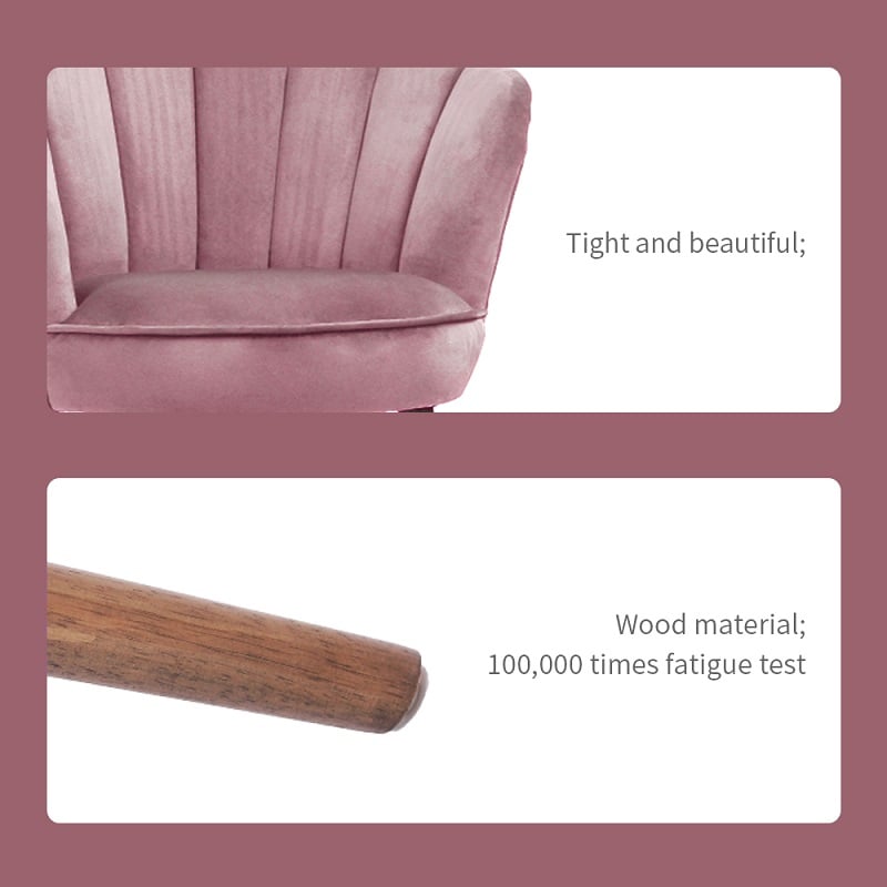 Scalloped accent chair 1049 | Flexispot