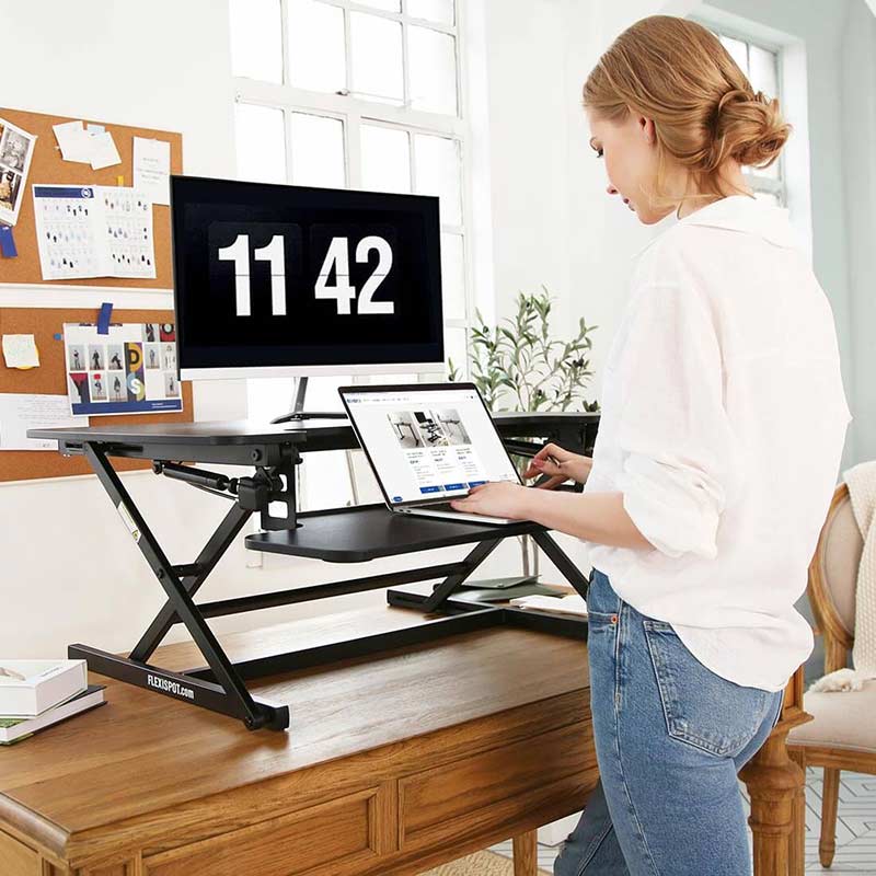 Standing Desk Converter M8MB 35"| FlexiSpot