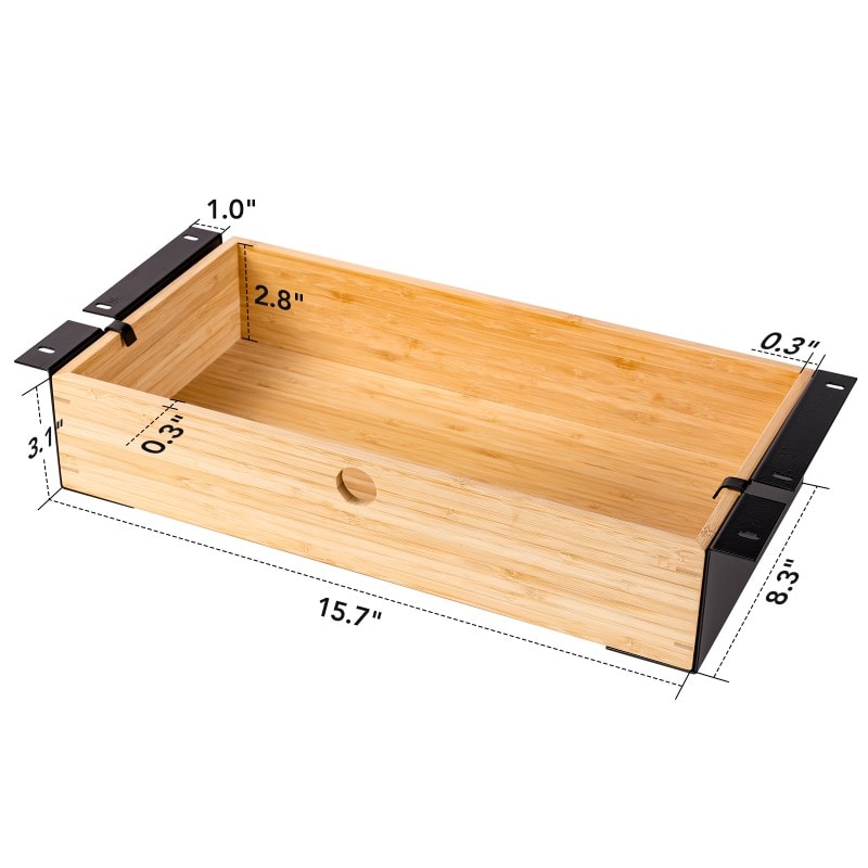 Bamboo Under Desk Drawer S09-BB | Flexispot