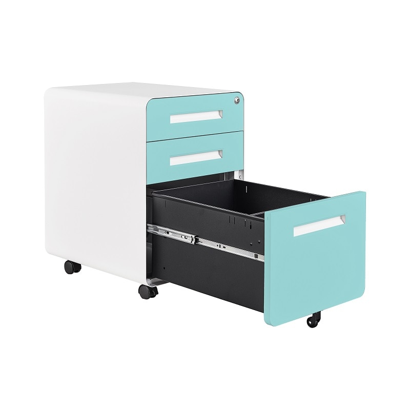 filing cabinet blue