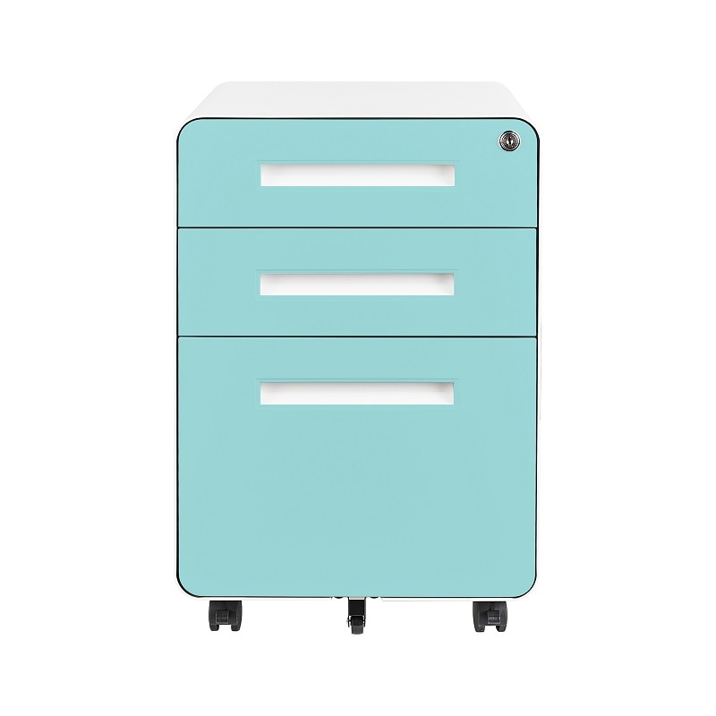 3 Drawer Rolling File Cabinet with Lock | Flexispot