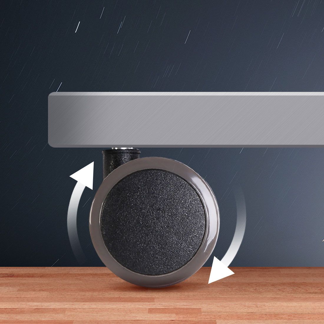 Casters for all FlexiSpot standing desks