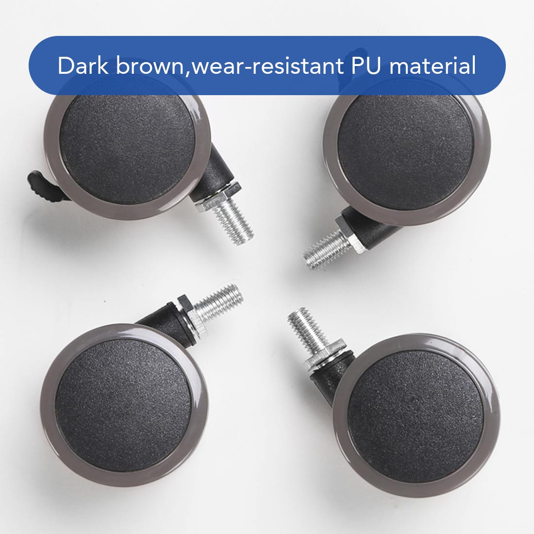 Casters for all FlexiSpot standing desks